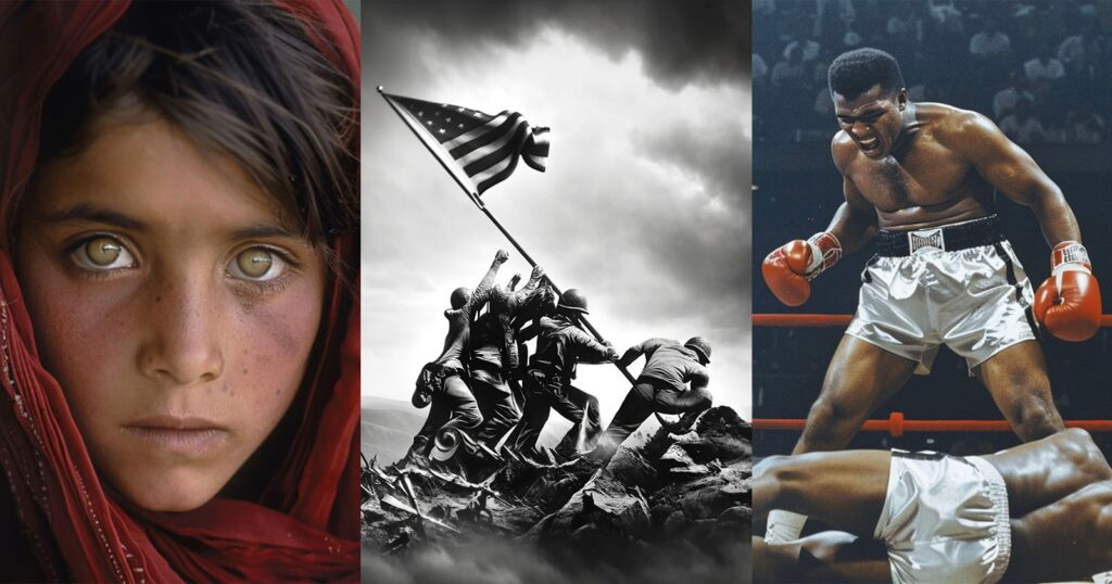 The most iconic photo in history was recreated using AI in just one day ...